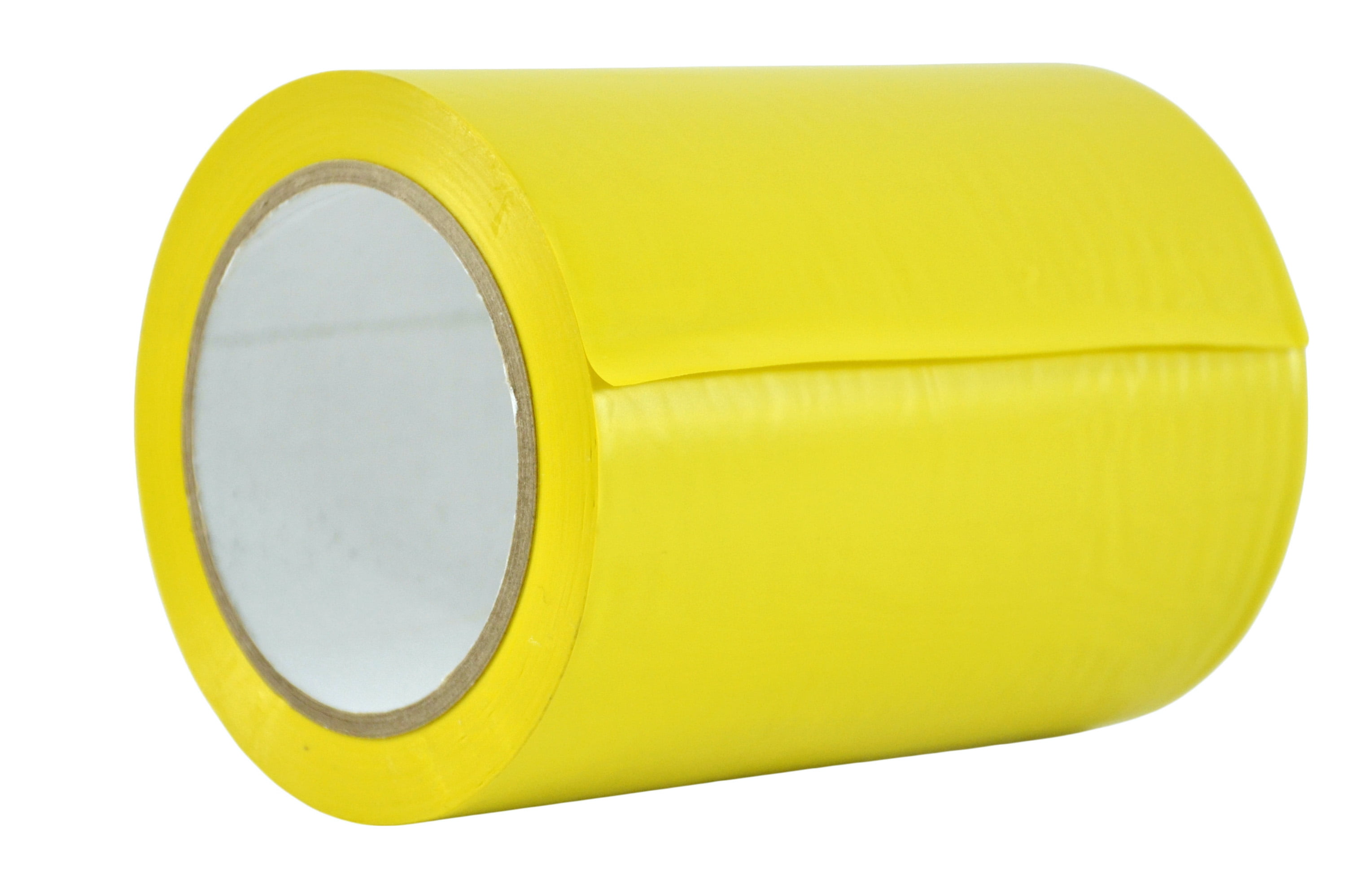 WOD Tape Yellow Vinyl Pinstriping Tape 6 in. x 36 yd. School Floor ...
