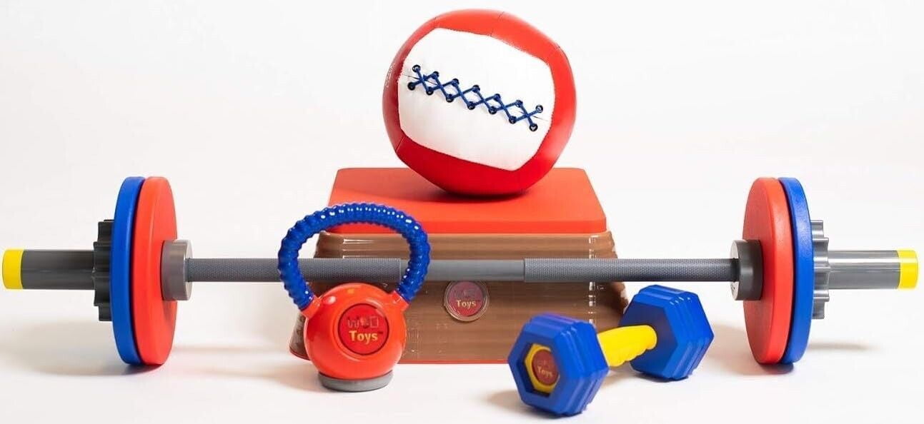 WOD Toys Complete Fitness Toy Set - Crossfit Inspired Fitness Toys for ...