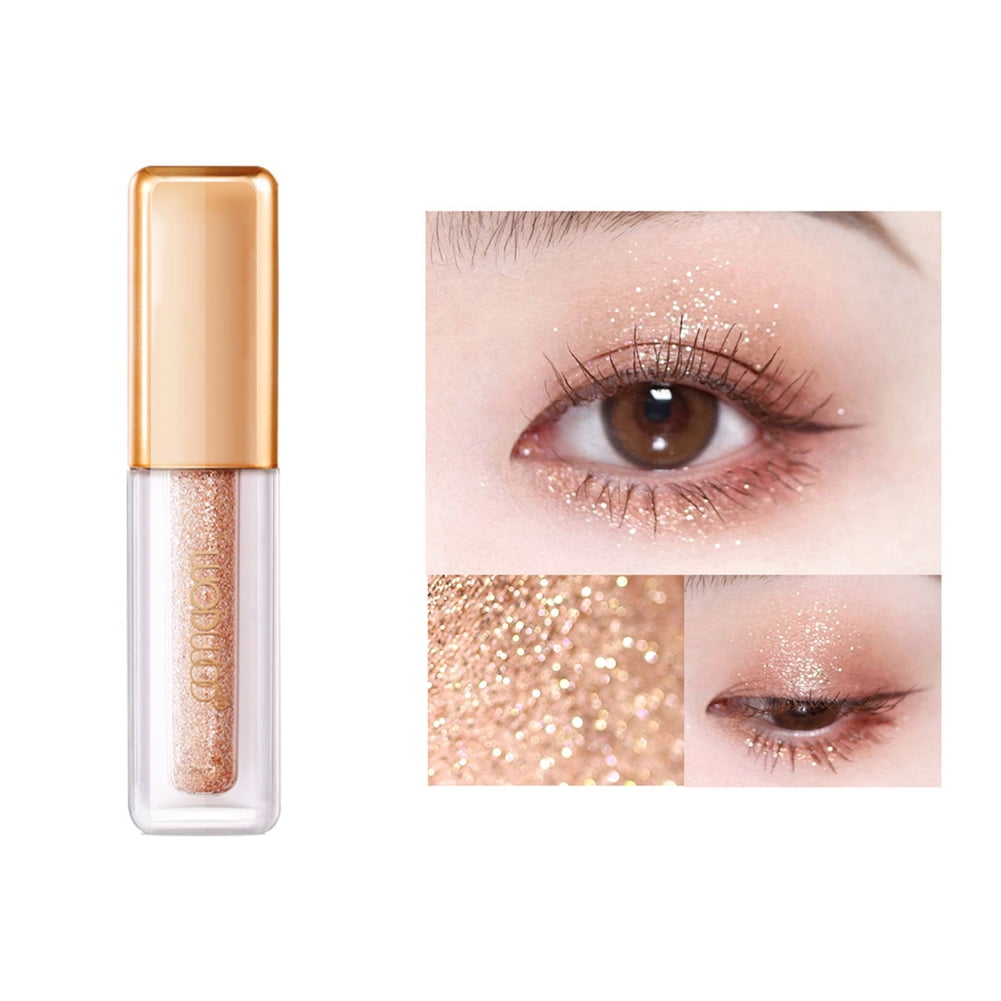 WODWOD cool shiny liquid eye shadow pearly fine flash high-gloss lying ...