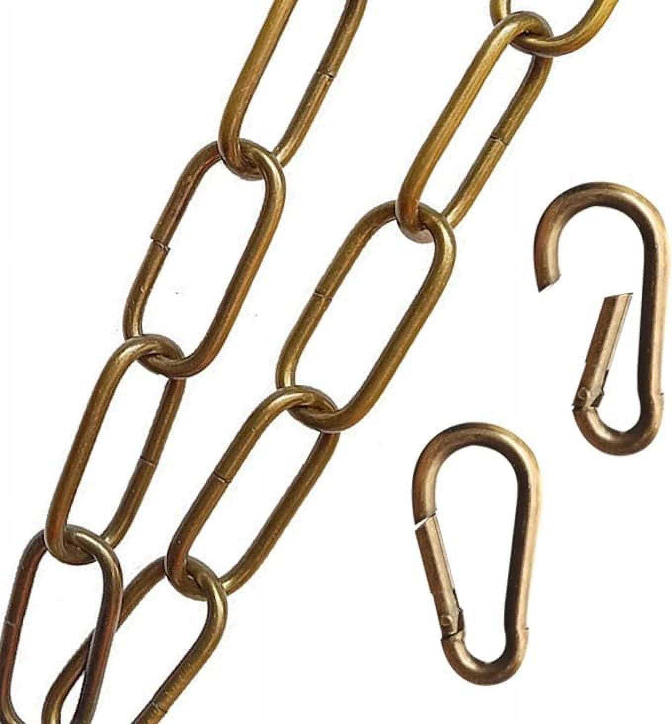 WOERFU 6 Feet Gold Bronze Finish Pendant Chandelier Light Fixture ...