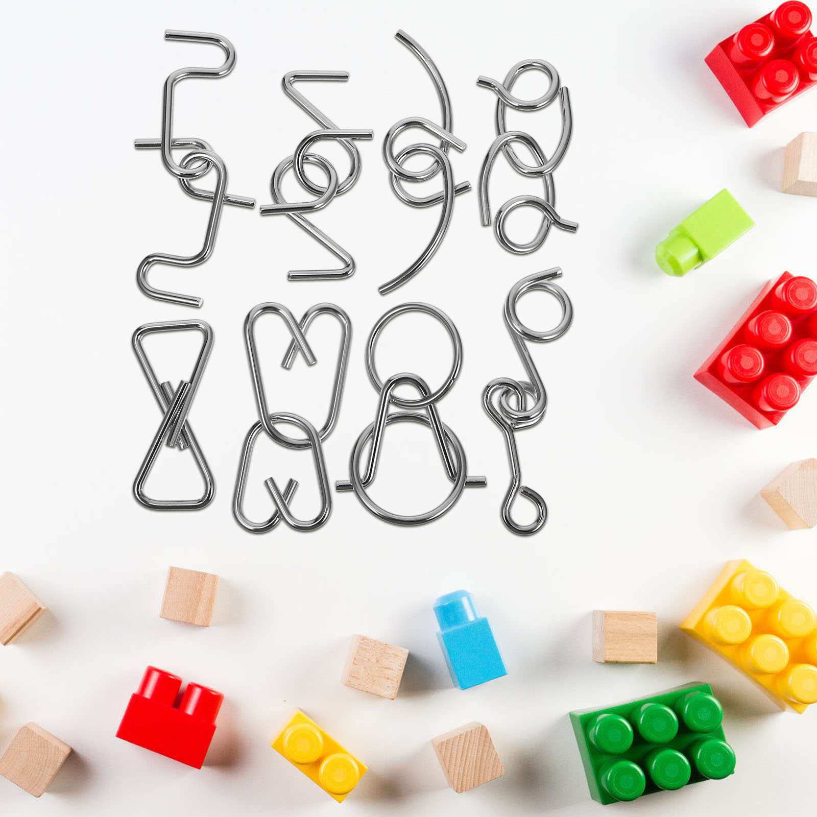 WOFASHPURET 1 Set Interlock Puzzles for Intelligence Development and ...