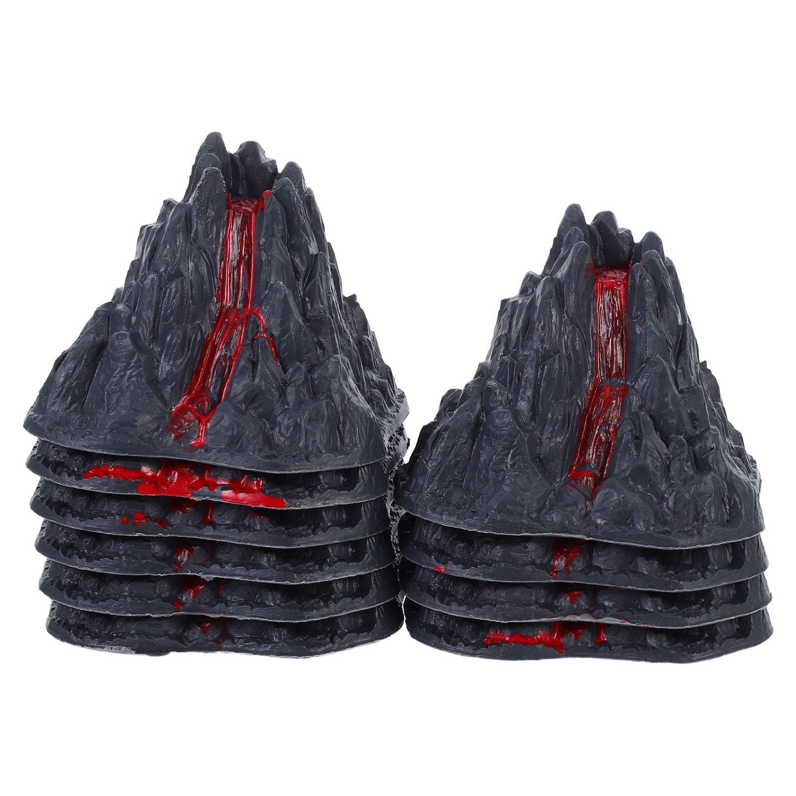 WOFASHPURET 10Pcs Team Volcano Simulation Toy Model for Parties ...