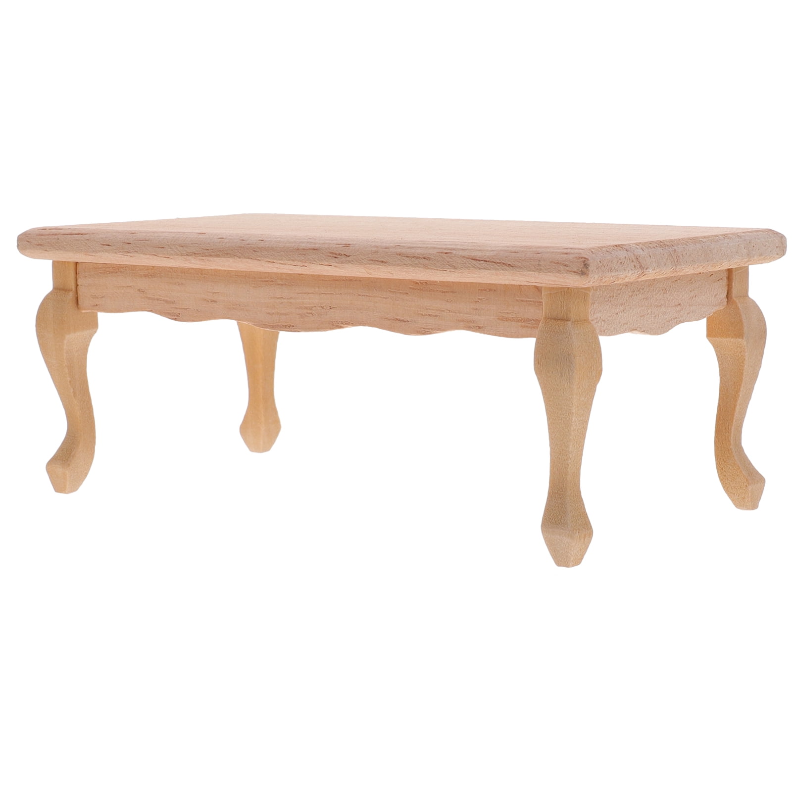 WOFASHPURET 1Pack Mini Furniture Models Light Brown Wooden European ...