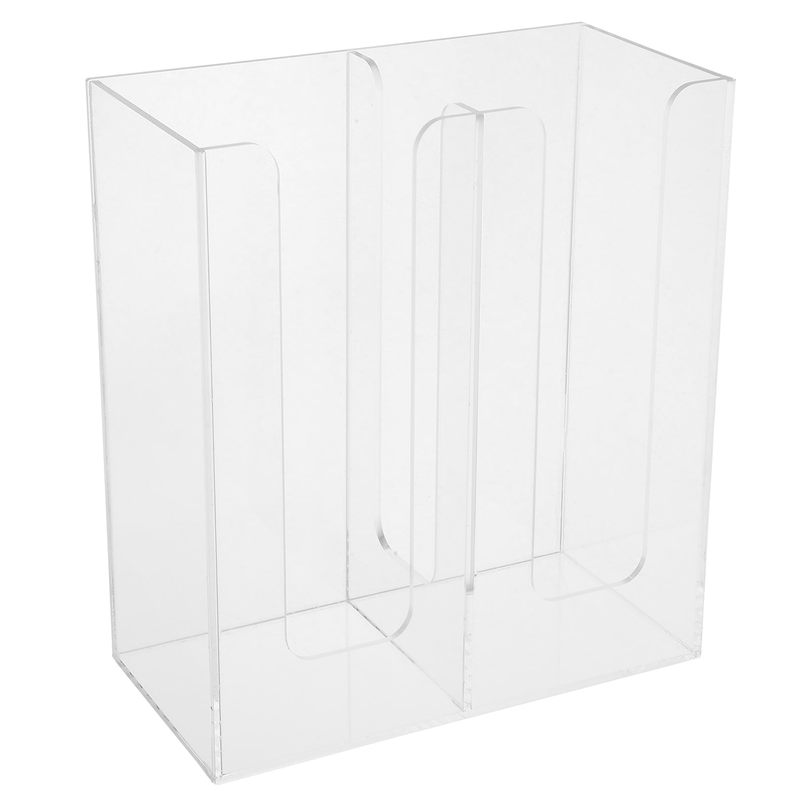 WOFASHPURET 1Pack Paper Cup Holder Acrylic Double Compartment Cup ...