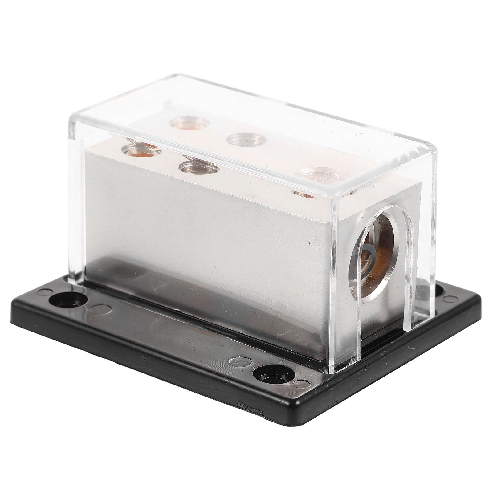 WOFASHPURET 1Pack Rectangular Car Amplifier Distribution Block 4 Out ...