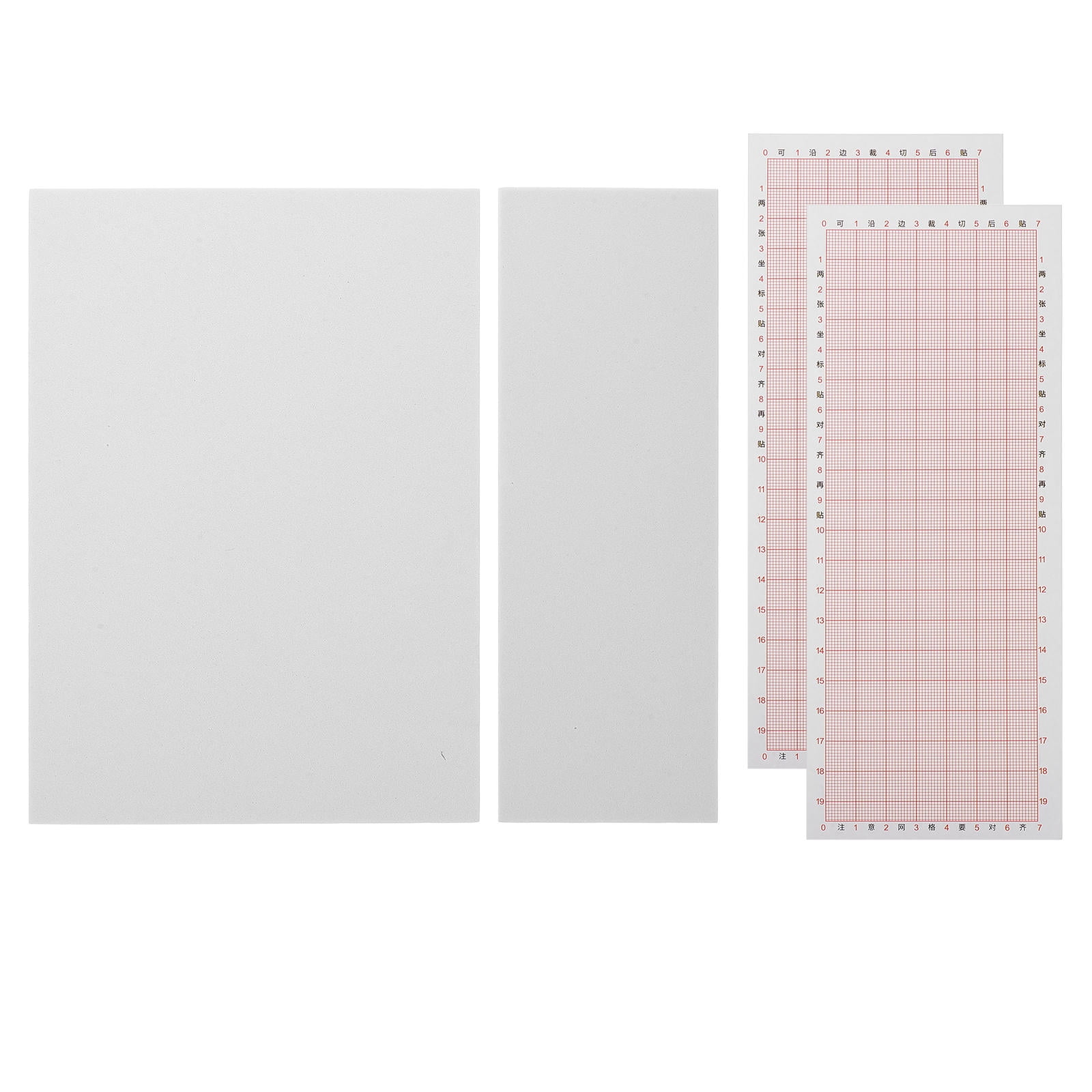 WOFASHPURET 1Pack White EVA Adjustable Spacing Specimen Display Board ...