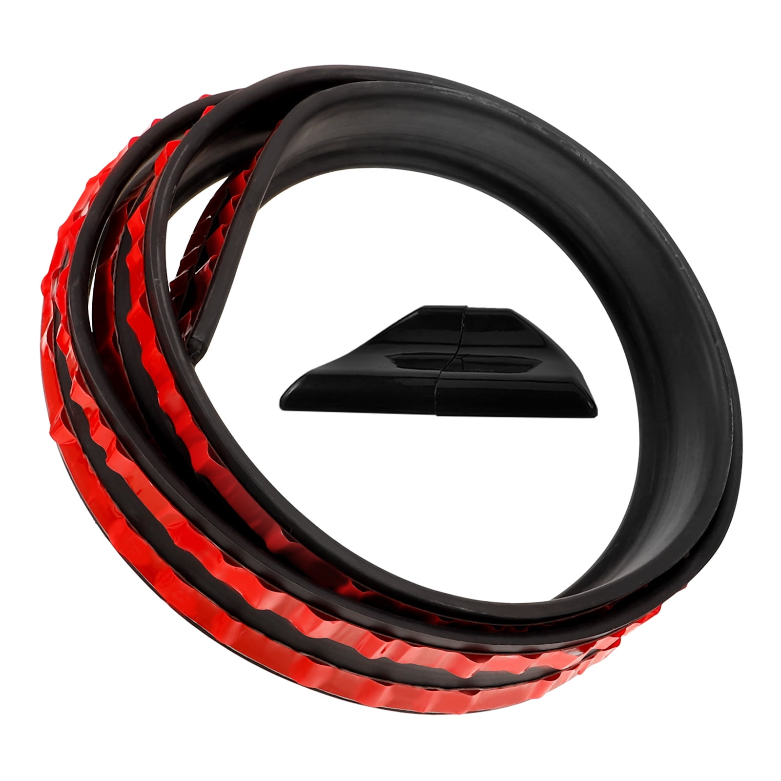 WOFASHPURET 1Set Black Resin Fibre Rear Roof Spoiler For Car Accessory ...