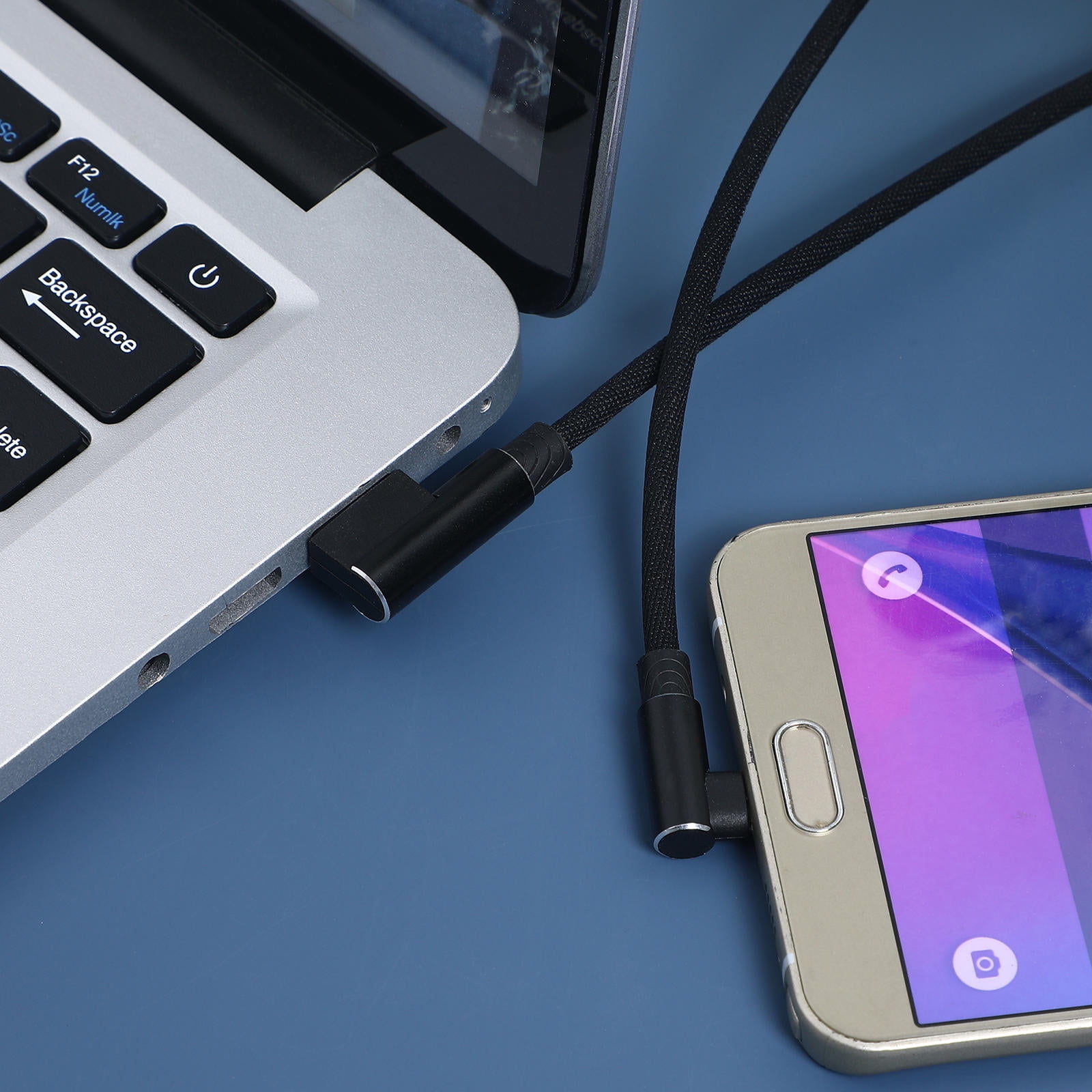 WOFASHPURET 1Set Micro Usb Degree Charging Cables for Phone with L-type ...