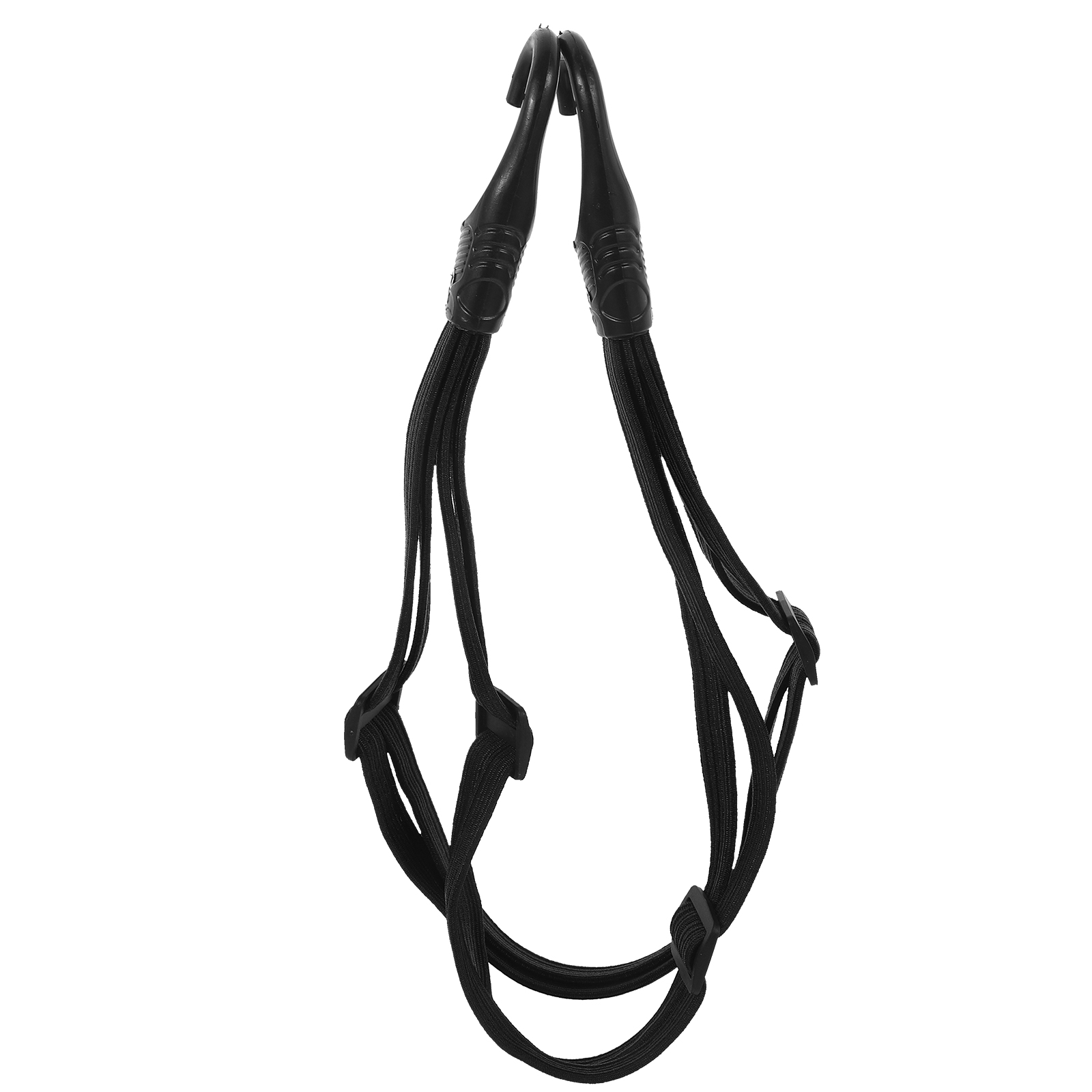 WOFASHPURET Cycling Fixed Strap 1Pack Adjustable Black Rubber For Bike ...