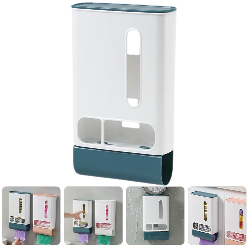 WOFASHPURET Dark -Mounted Garbage Bag Storage Box 1Pack Plastic ...