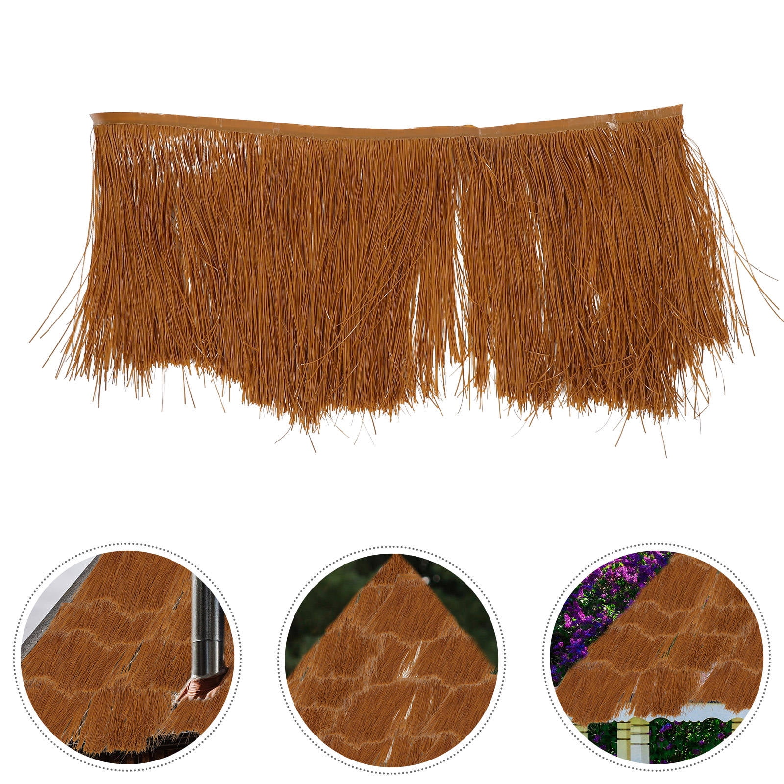 WOFASHPURET Simulation Thatch Roof For Garden Landscaping Thatch Roof ...