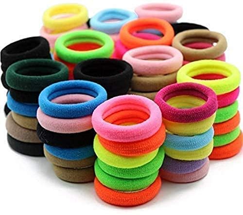 WOGTIX 30 Pcs Womens Ponytail Holder Hair Elastic Rubber Bands in Black ...