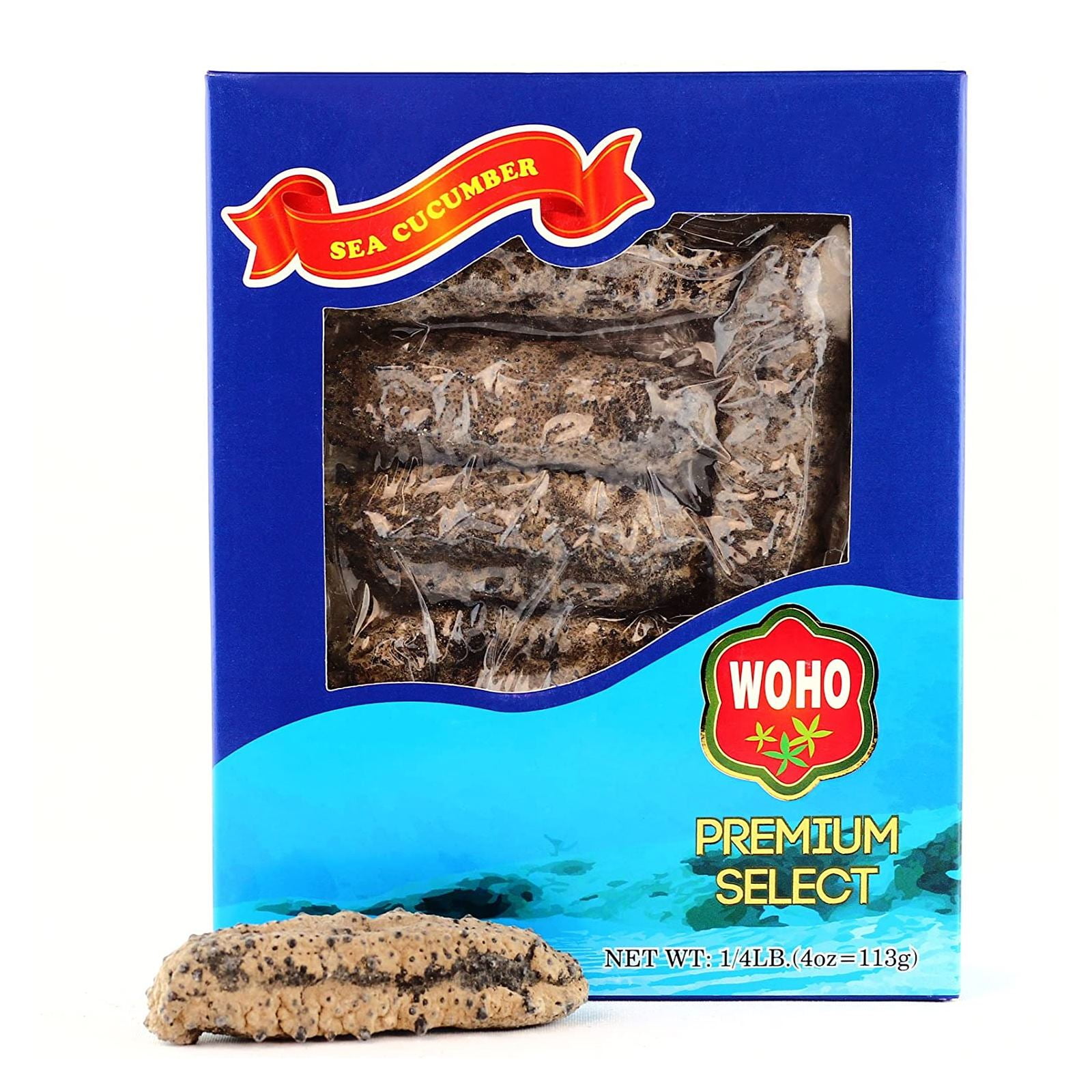 WOHO American Wild Caught Sea Cucumber Medium- 4 Oz - Walmart.com