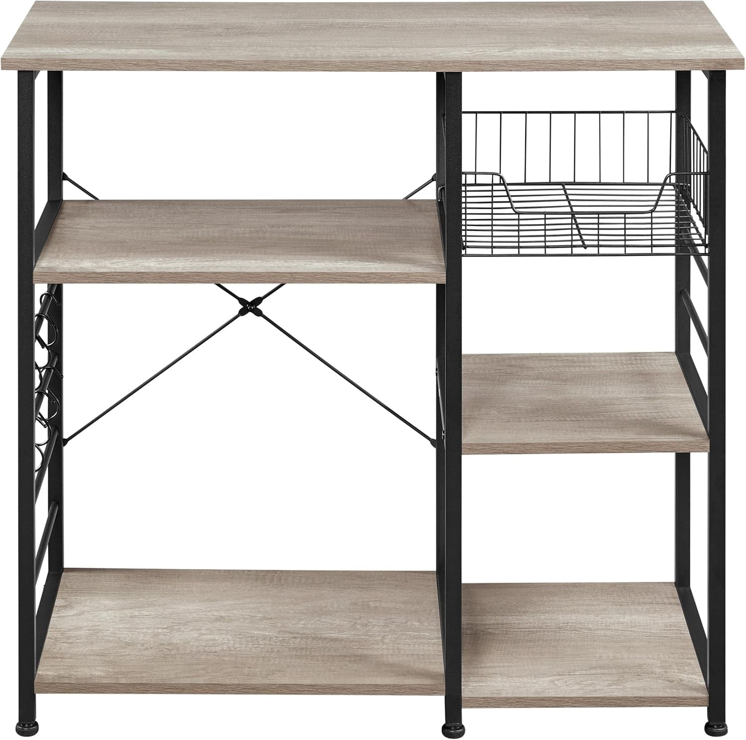 WOLEGEDO 3-Tier Kitchen Baker Rack Microwave Oven Rack Stand Storage ...