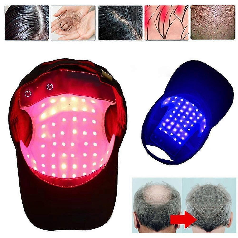WOLF PEOPLE 650nm Infrared Red Light Therapy Hat Hair Fast Regrowth ...