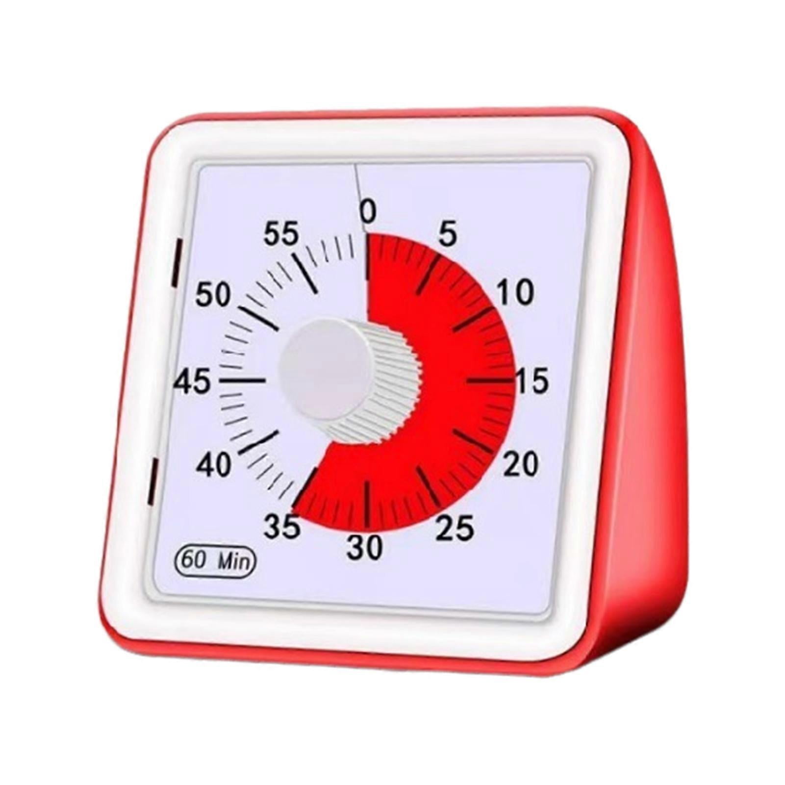 WOLF PEOPLE Visual Countdown Timer for Classroom Meetings Kitchen Silent Magnetic Timer with ...