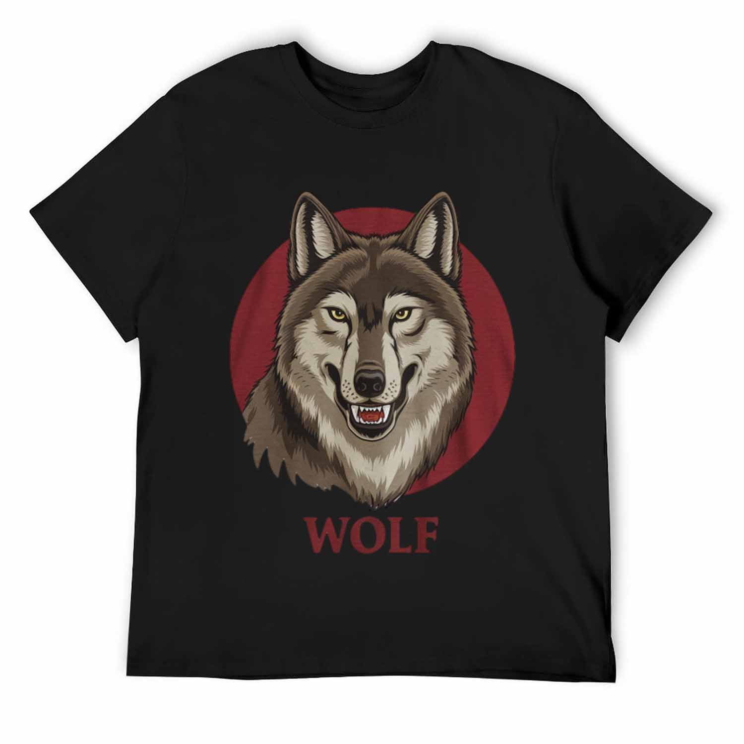 WOLF Sobriety Aa Living Sober T-Shirt - Walmart.com