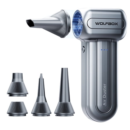 Compressed Air Duster-130000RPM Electric Air Duster Runtime Up to 80 ...