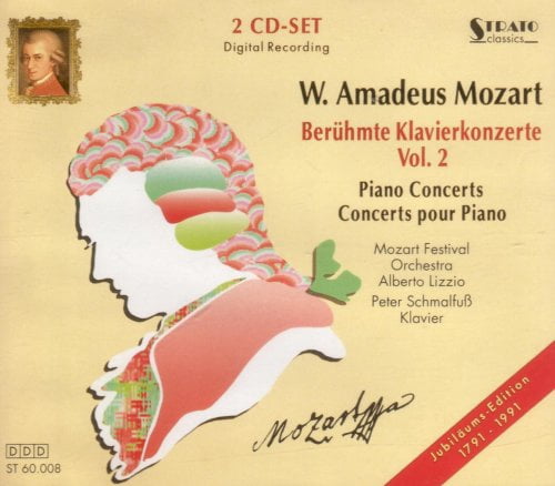 Various Artists WOLFGANG AMADEUS MOZART BERÜHMTE KLAVIERKONZERTE 2 (CD ...