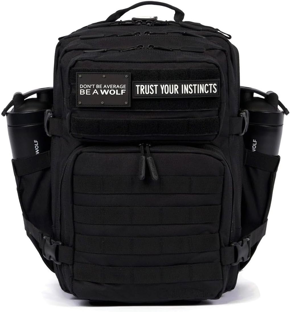 WOLFpak 35L Backpack Meal Prep Management ( Black) Lunch Box, Cooler ...