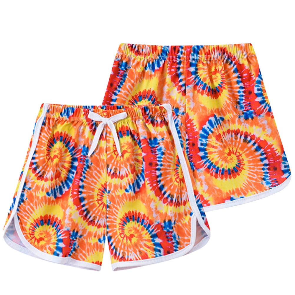WOLLED 2-8 Years Girls Boys Swimwear Shorts for Toddler Kids Summer ...
