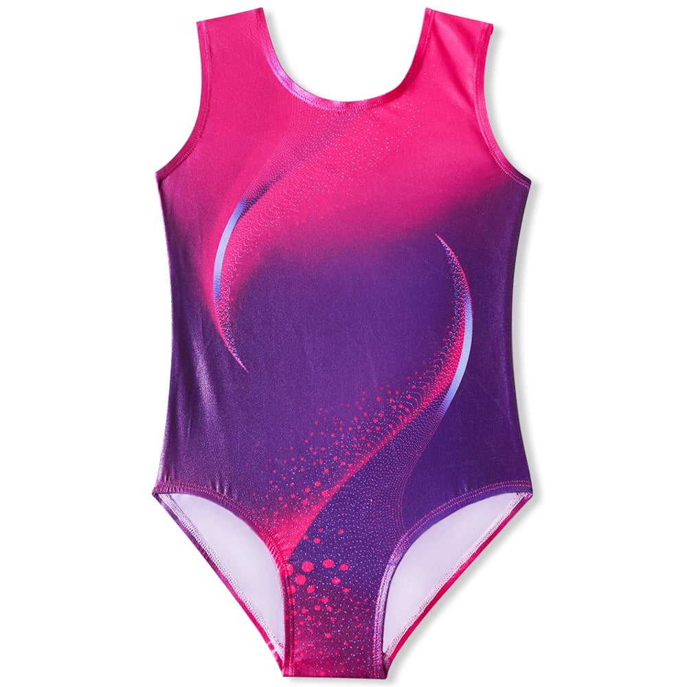 WOLLED 3-12T Gymnastics Leotards for Toddler Girls Sleeveless for Kids ...