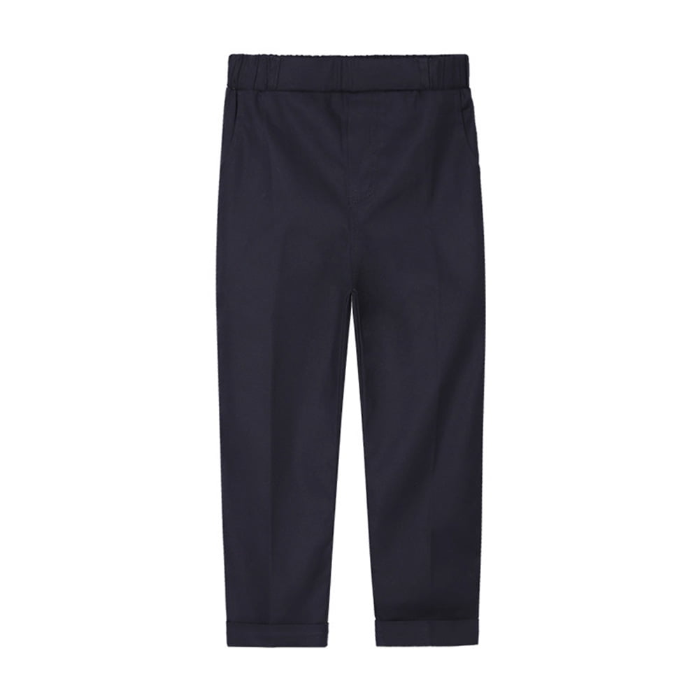 WOLLED Teen Kids Boys Spring Summer Dress Pants Youth Boys Flat Front ...