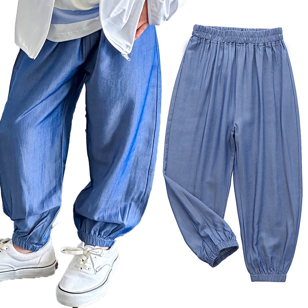 WOLLED Toddler Kids Boys Denim Pants Baby Casual Long Jeans 2-12Y ...