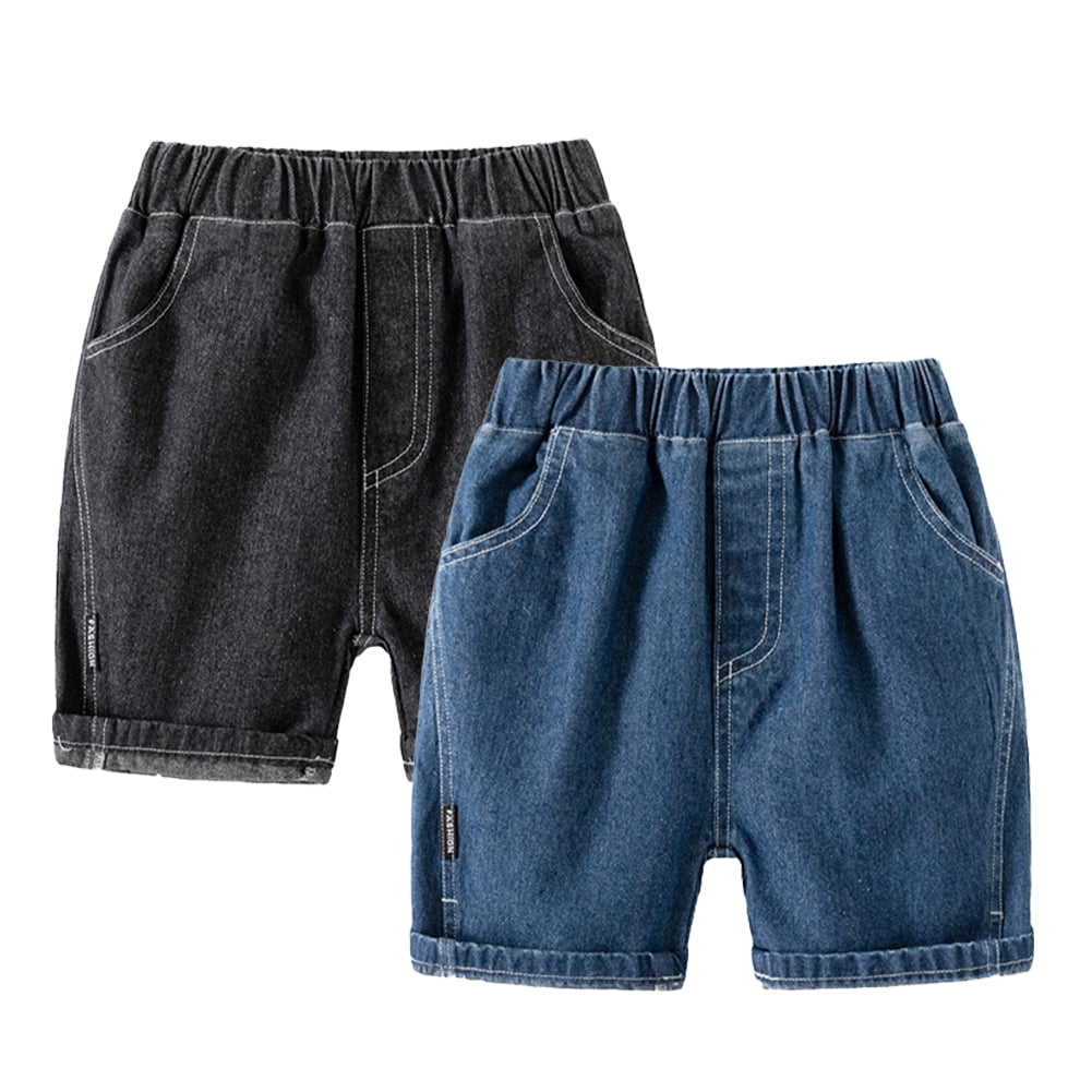 WOLLED Toddler Kids Boys Summer Denim Shorts Pants Baby Casual Jeans ...