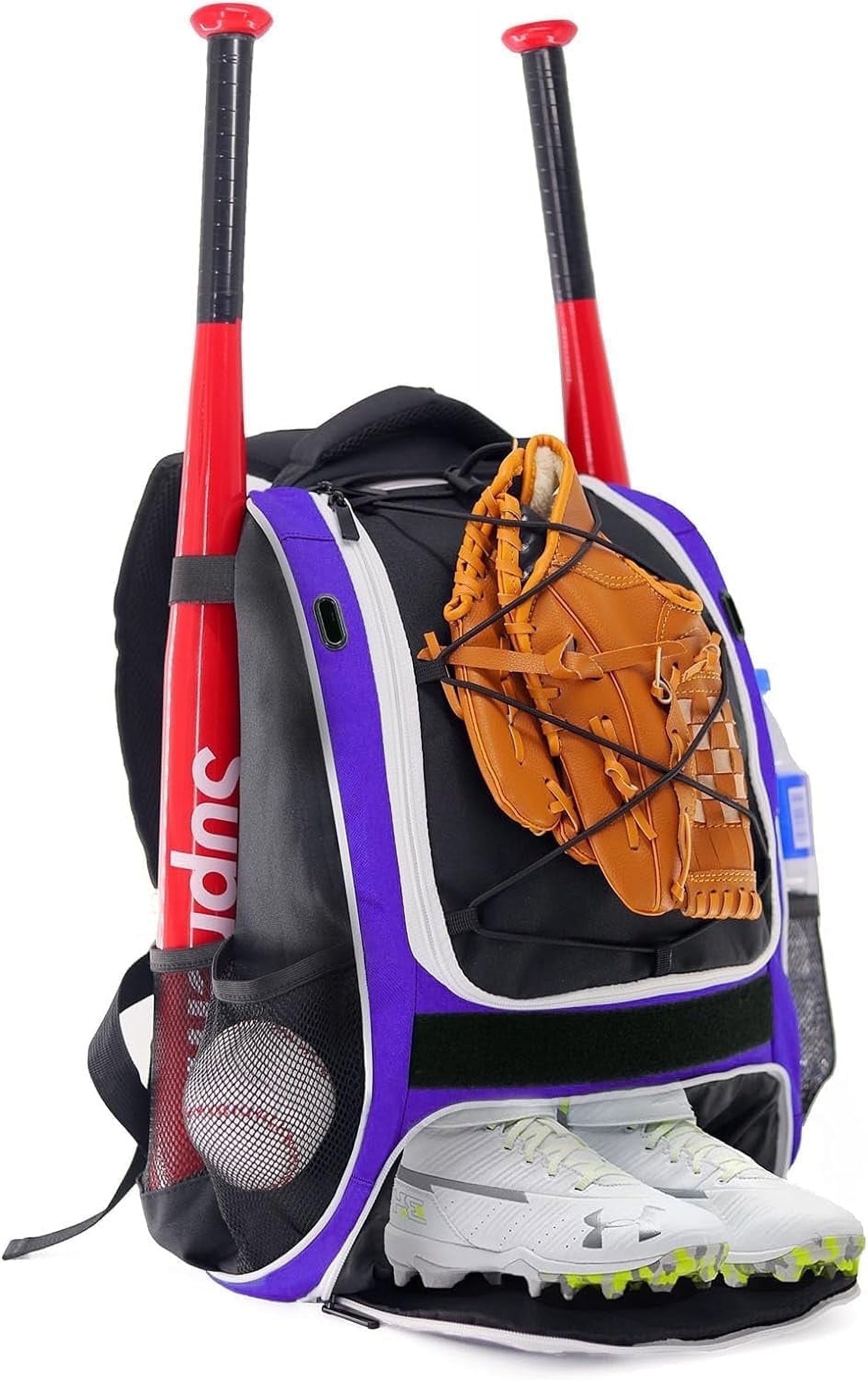 WOLT | Baseball Softball Bag Backpack--Youth Kid Boy Softball Equipment ...