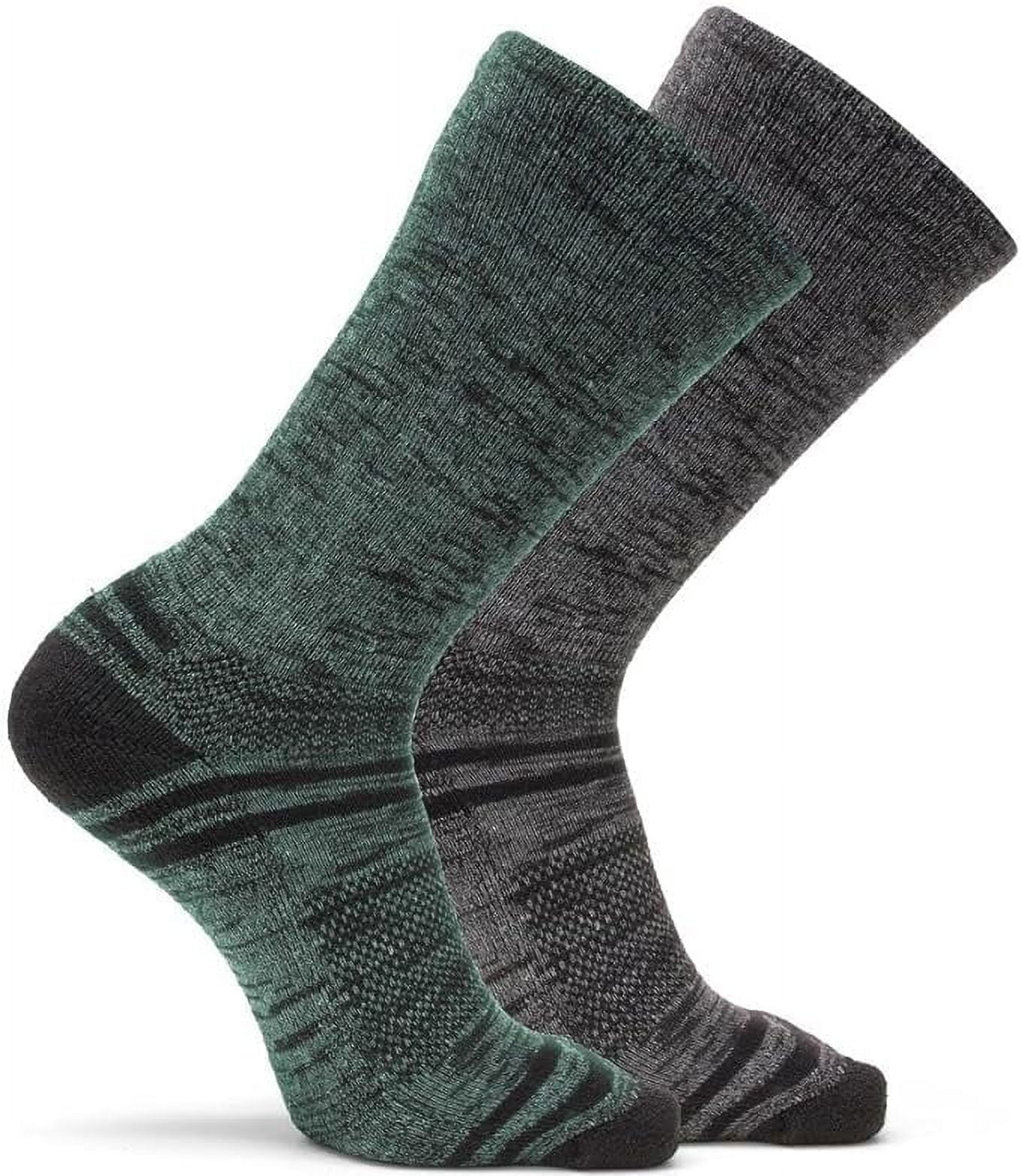 WOLVERINE Everyday Wool OTC, Pack of 2, Color: Olive/Grey, Size: Large ...