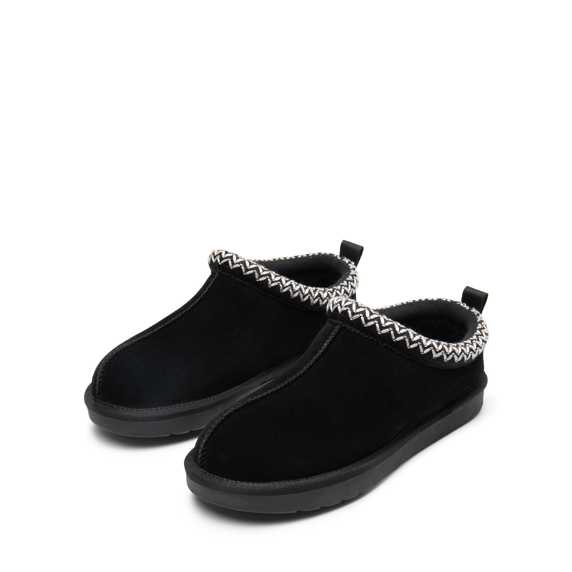 BURUDANI Women's Slip-on Fuzzy Cozy Suede Slippers Winter Warm Shoes ...