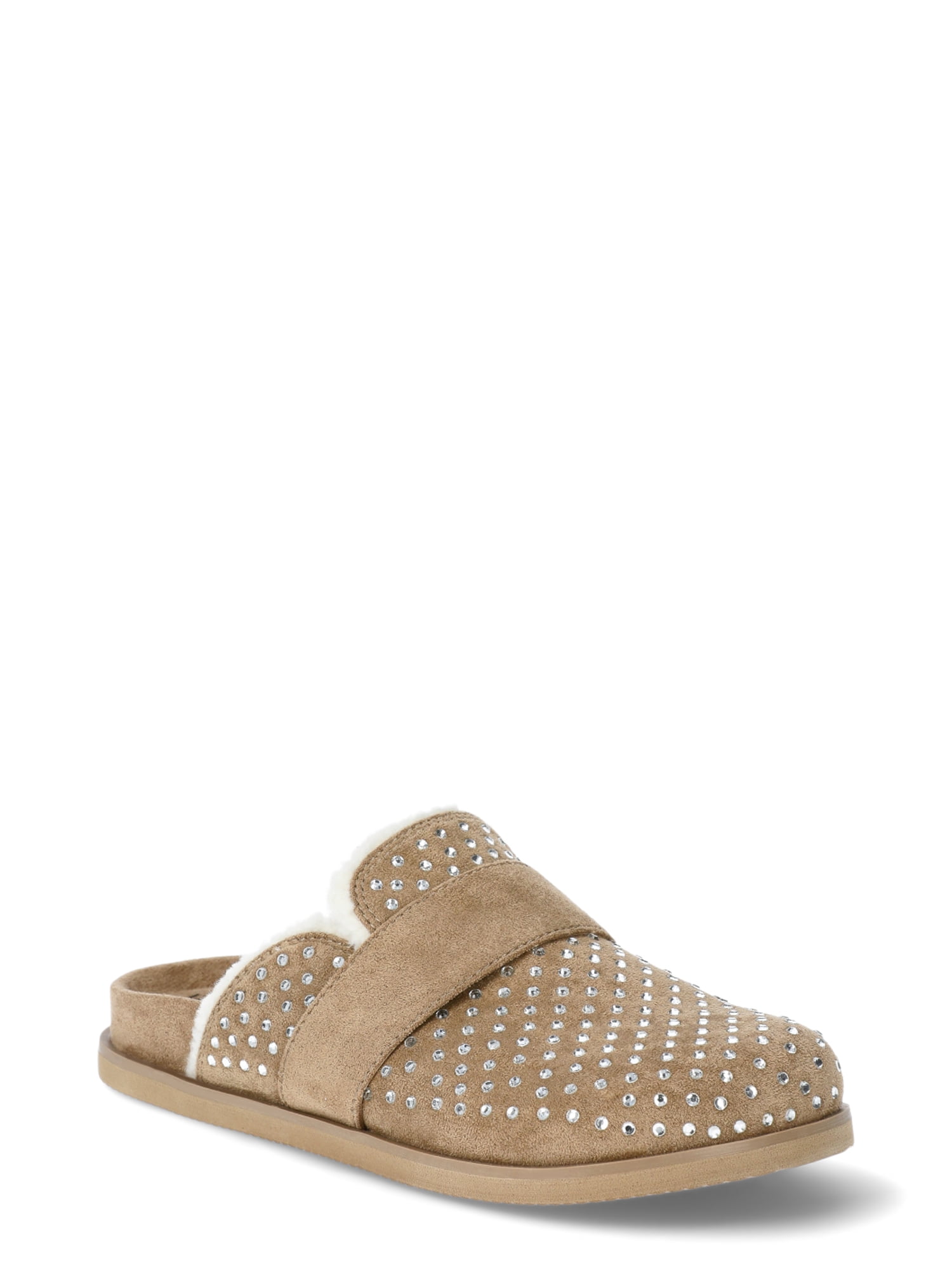 No Boundaries Women's Cozy Lined Clogs - Walmart.com