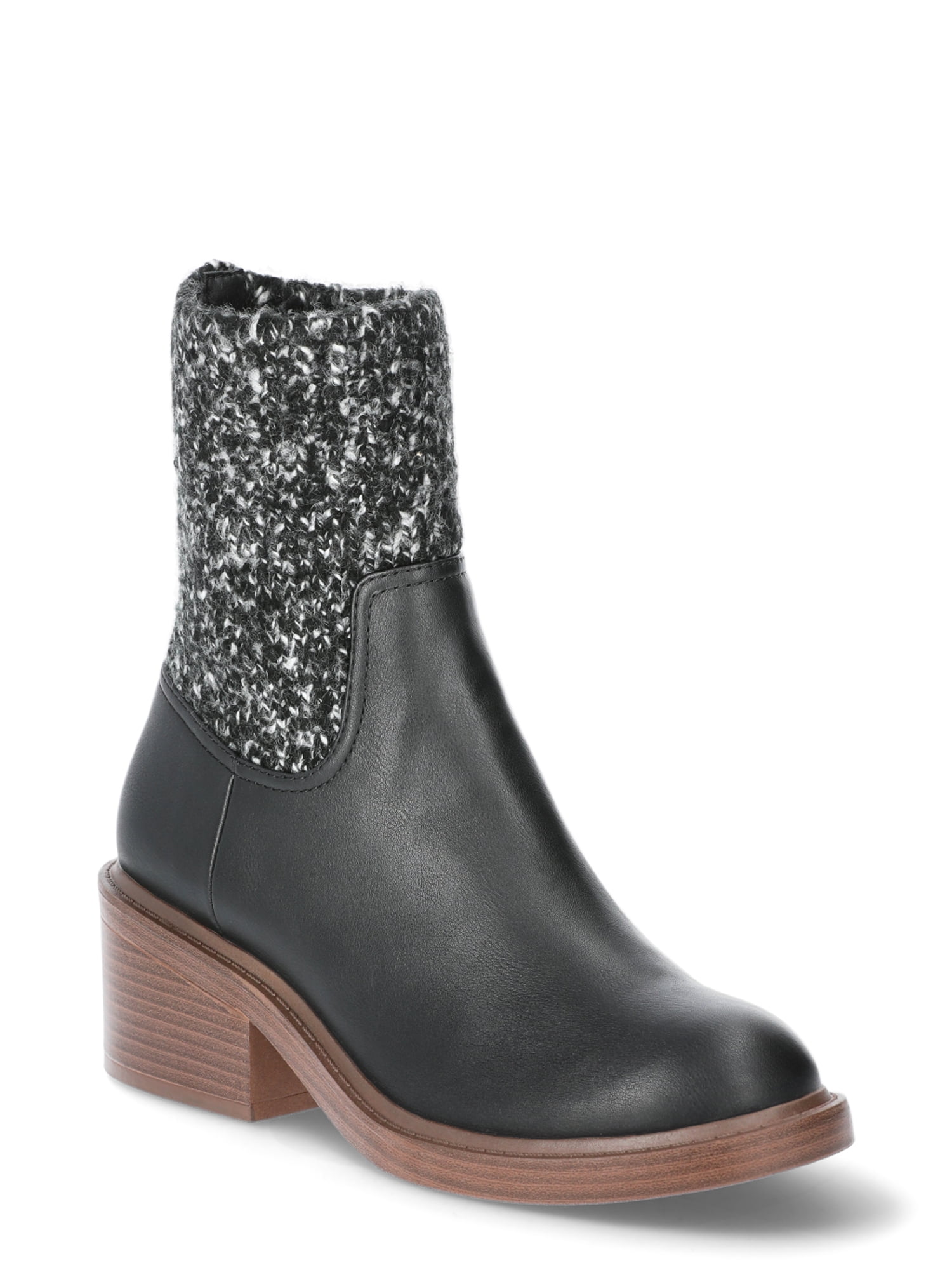 Portland Boot Company Women's Cozy Knit Booties - Pull-up, Manmade ...