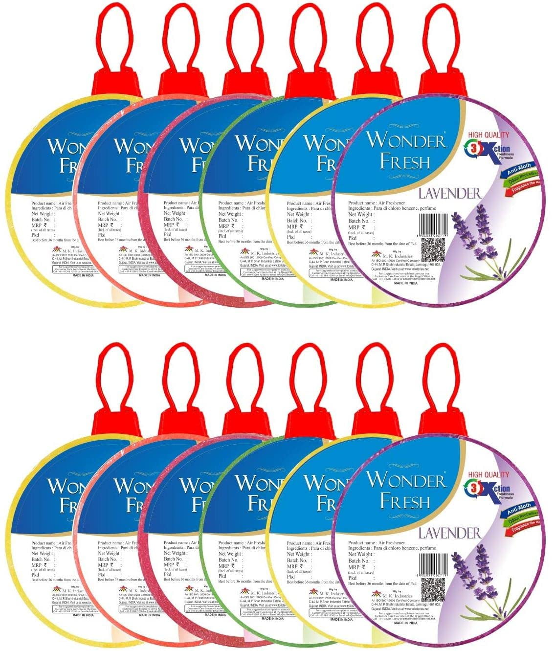 WONDER FRESH Fresh Air freshener Flowers block for Toilet and Bathroom ...