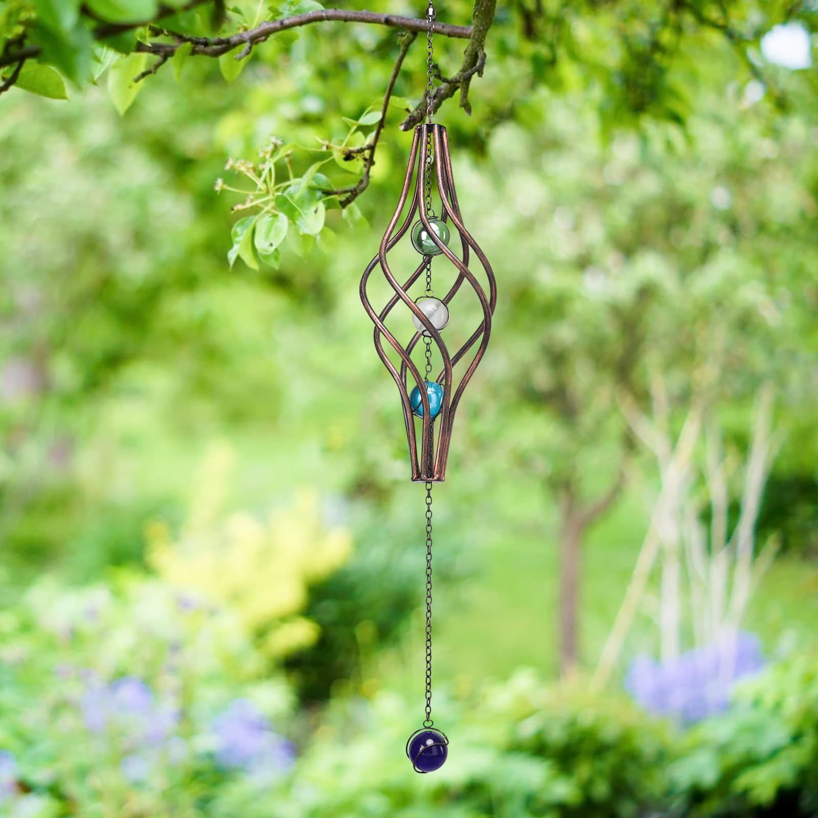 WONDER GARDEN Wind Spinner-Wind Spinners Outdoor - Hanging 360 Degree ...