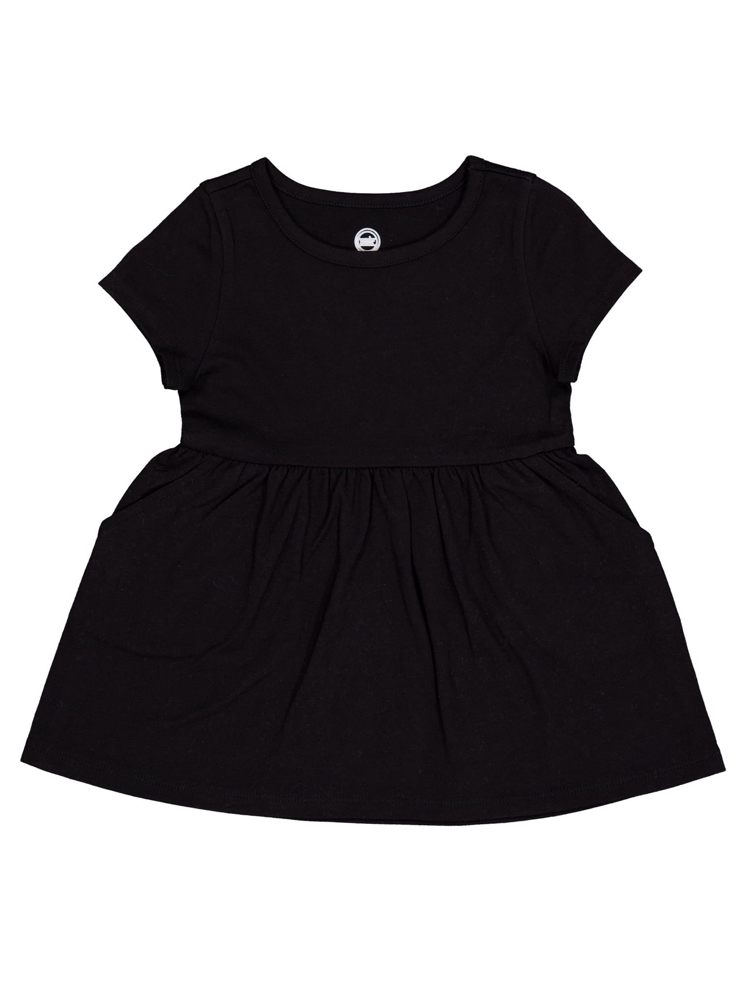 Wonder Nation Toddler Girl Short Sleeve Play Dress, Sizes 12M-3T ...