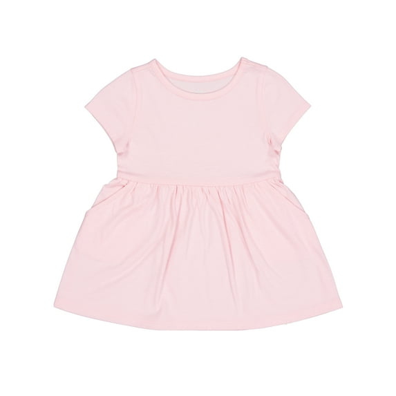 Wonder Nation Toddler Girl Short Sleeve Play Dress, Sizes 12M-3T ...
