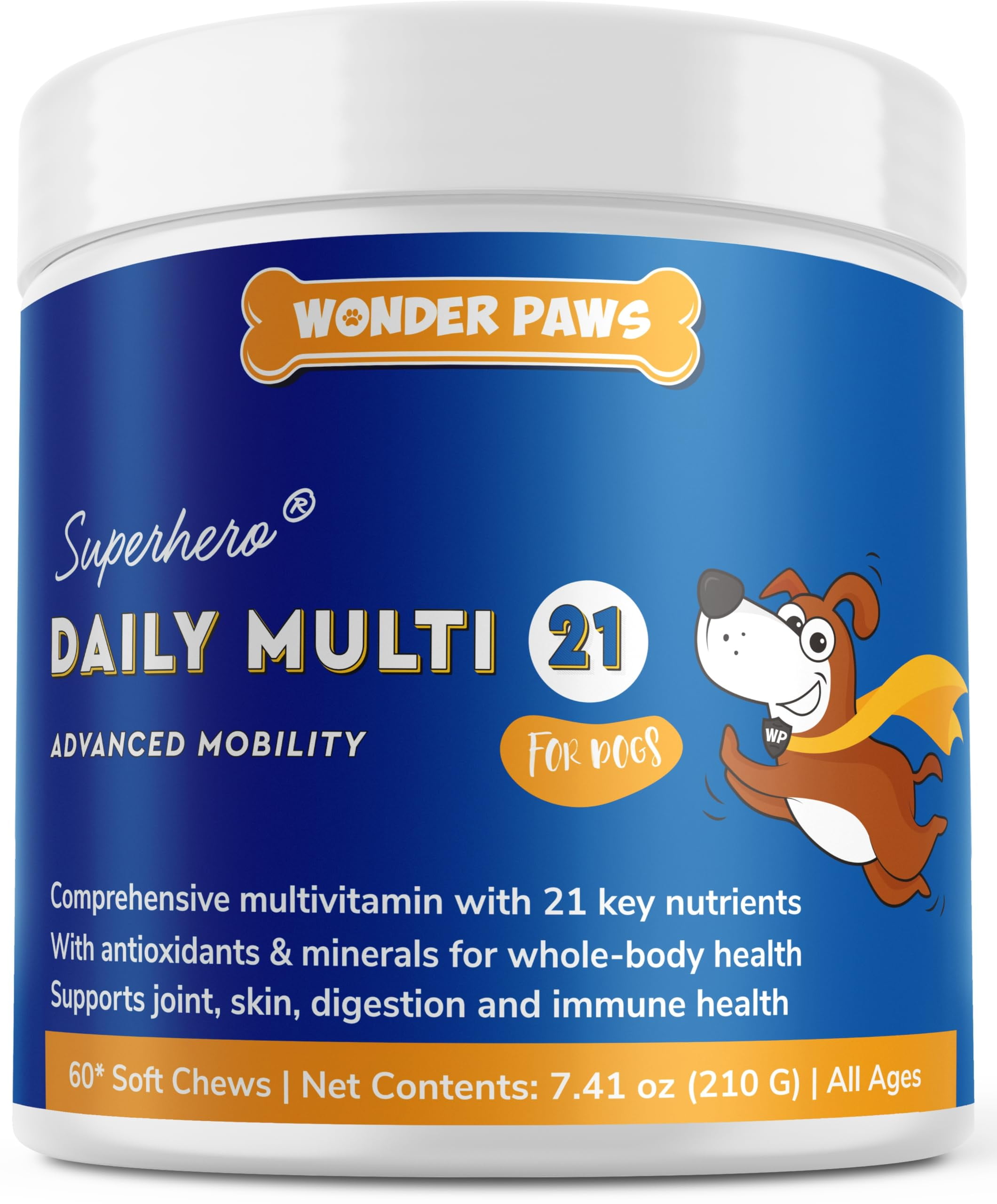 WONDER PAWS Premium Multivitamin for HYZ01 Dogs Daily for Immune, Mood ...