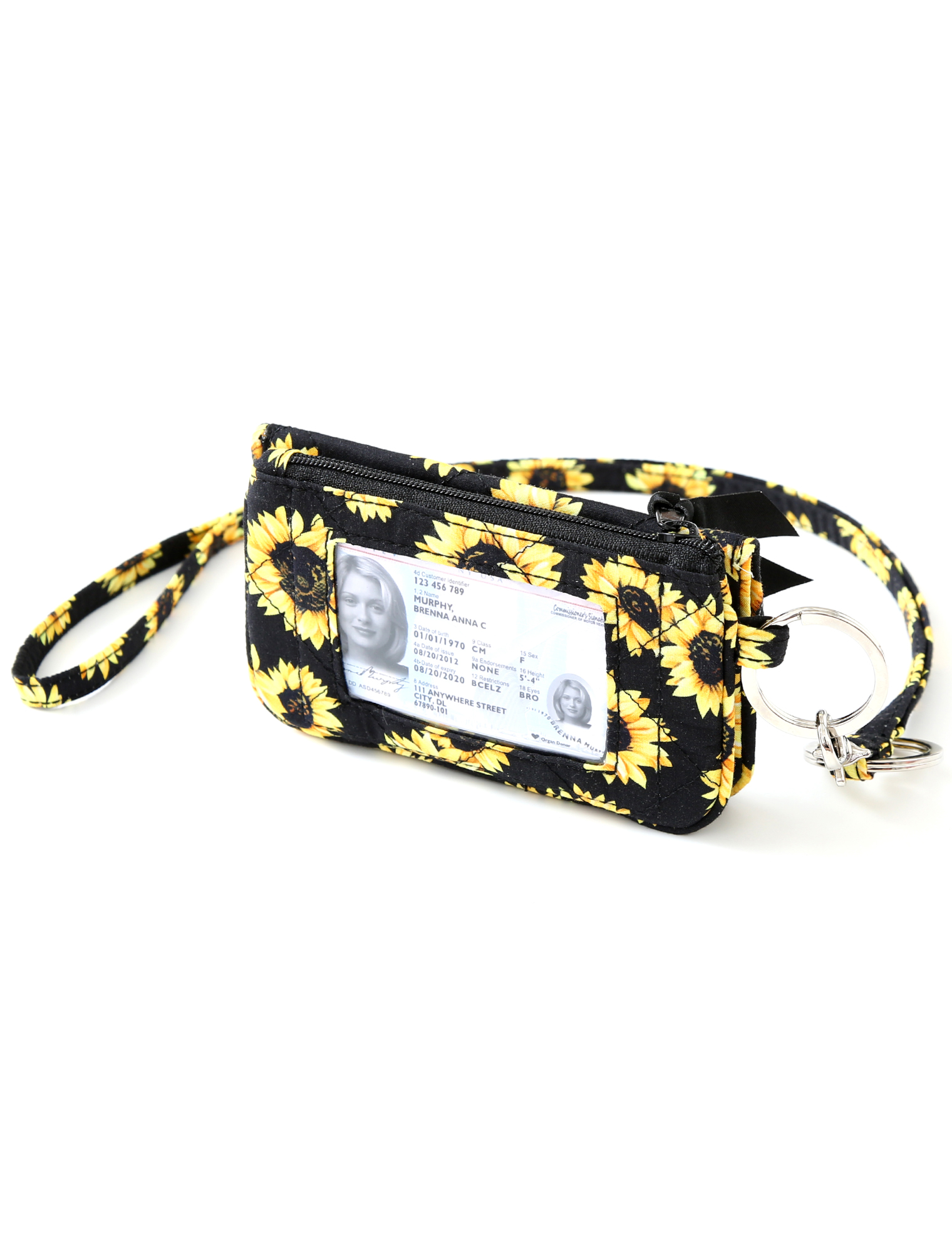 WONDERFUL FLOWER Card Holder, RFID Blocking, ID Holder with Lanyard for ...