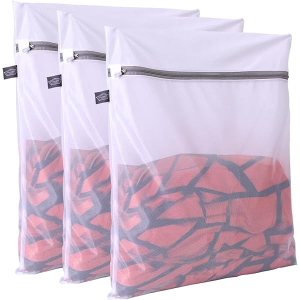 WONIMA Laundry Bag Mesh Wash Bags, Washing Machine Wash Bag, Net Washer ...