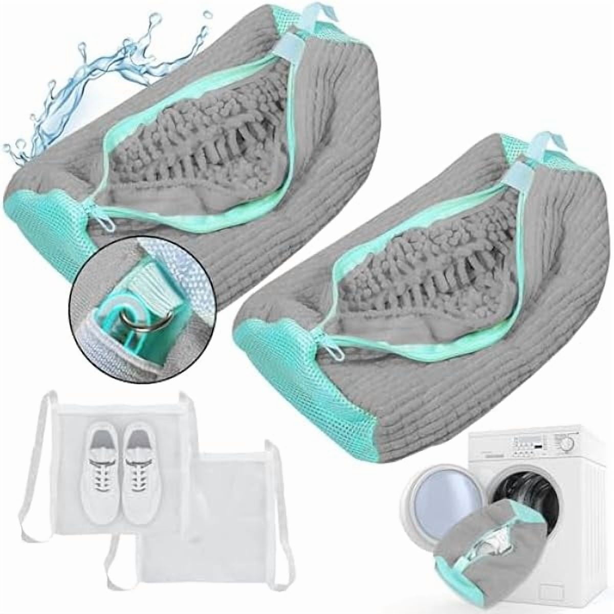 WONIMA Shoe Washing Machine Bag, 2 Pack Grey Laundry Shoe Bags for ...