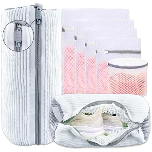 WONIMA XXL Shoe Washing Machine Bag - 2 Reusable 360° Deep Clean Shoe ...