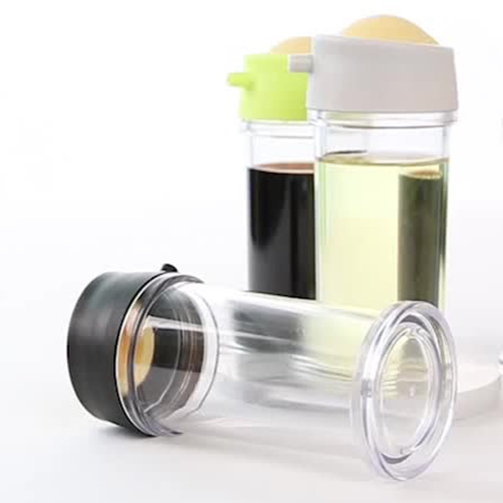 WONIU 3 Pack Small Plastic Soy Sauce Dispenser Bottle Travel Restaurant ...