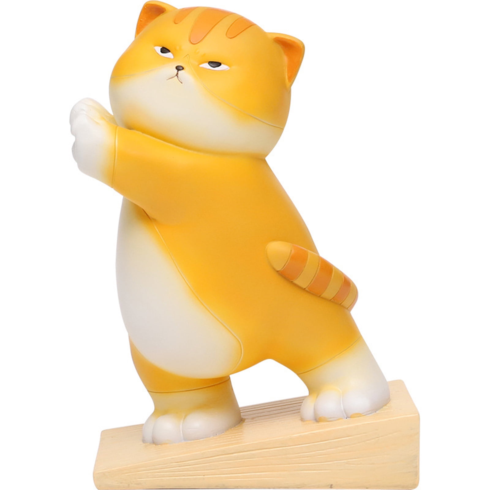WONIU Cute Cat Decorative Doorstop Block Wedge Yellow - Walmart.com