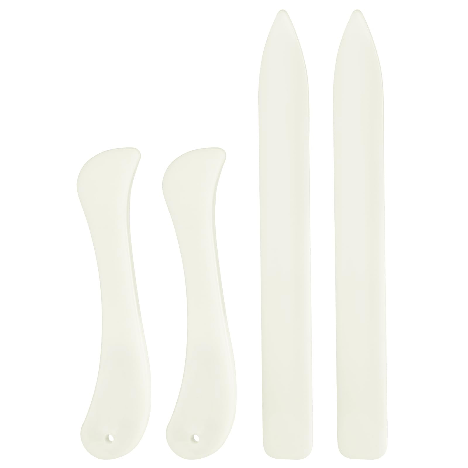 WONVOC 4 pcs Bone YPF5 Folders, Crease Makers, Scoring Tool, Plastic ...
