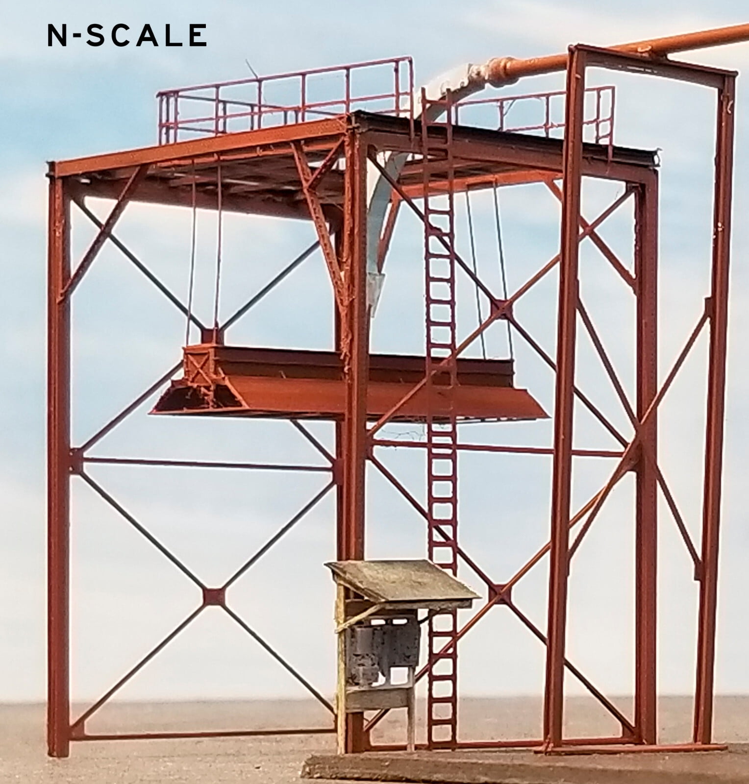 WOOD CHIP LOADER, N-SCALE, KIT, Highly Detailed, Lumber Scene, Low$Ship ...