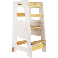 Good Ideas Stora Steps Lightweight Outdoor & Indoor Storage Step, Oak ...