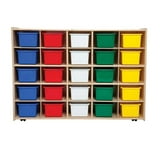 WOOD DESIGNS 25 Tray Storage with Assorted Trays - Walmart.com