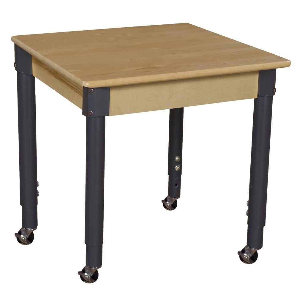 Walmart Square Table with Adjustable Legs for Classroom Height ...
